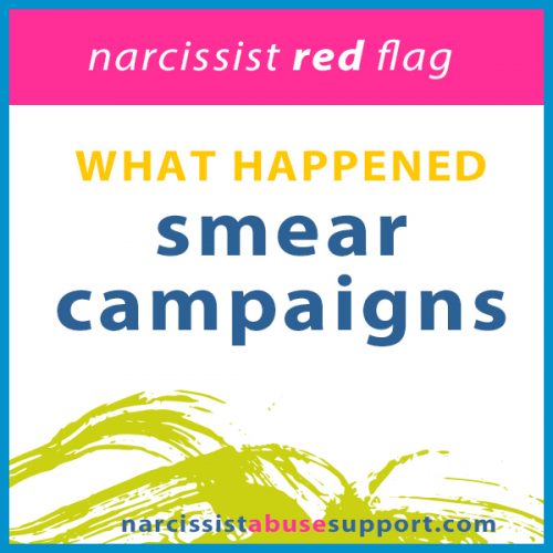 Smear Campaigns - Narcissist Abuse Support
